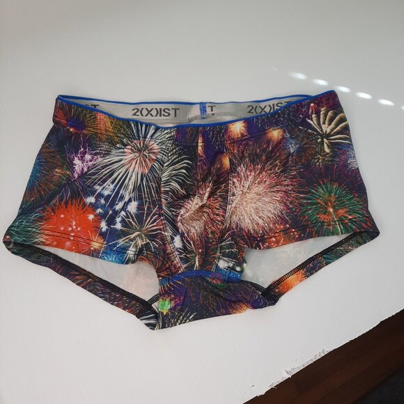 2xist | Underwear & Socks | Mens Medium 2xist Fireworks Trunk Boxer ...